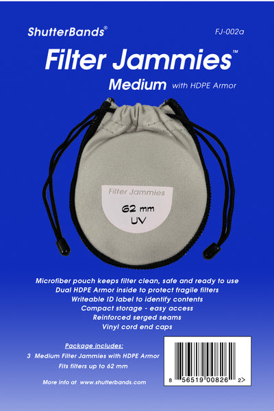 Filter Jammies - Medium with HDPE Armor – ShutterBands
