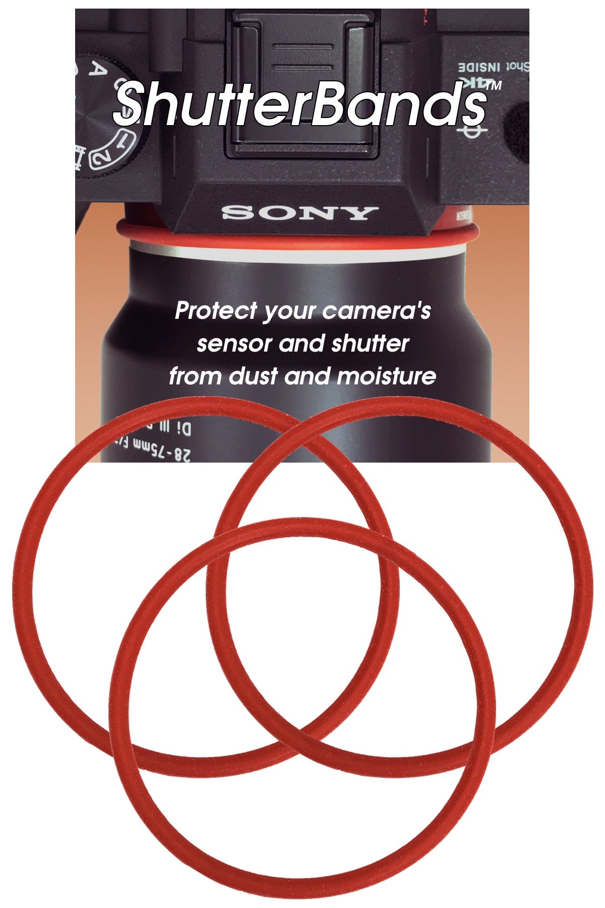 New and Improved ShutterBands Enhancement Kit for Sony E-Mount (SB-101